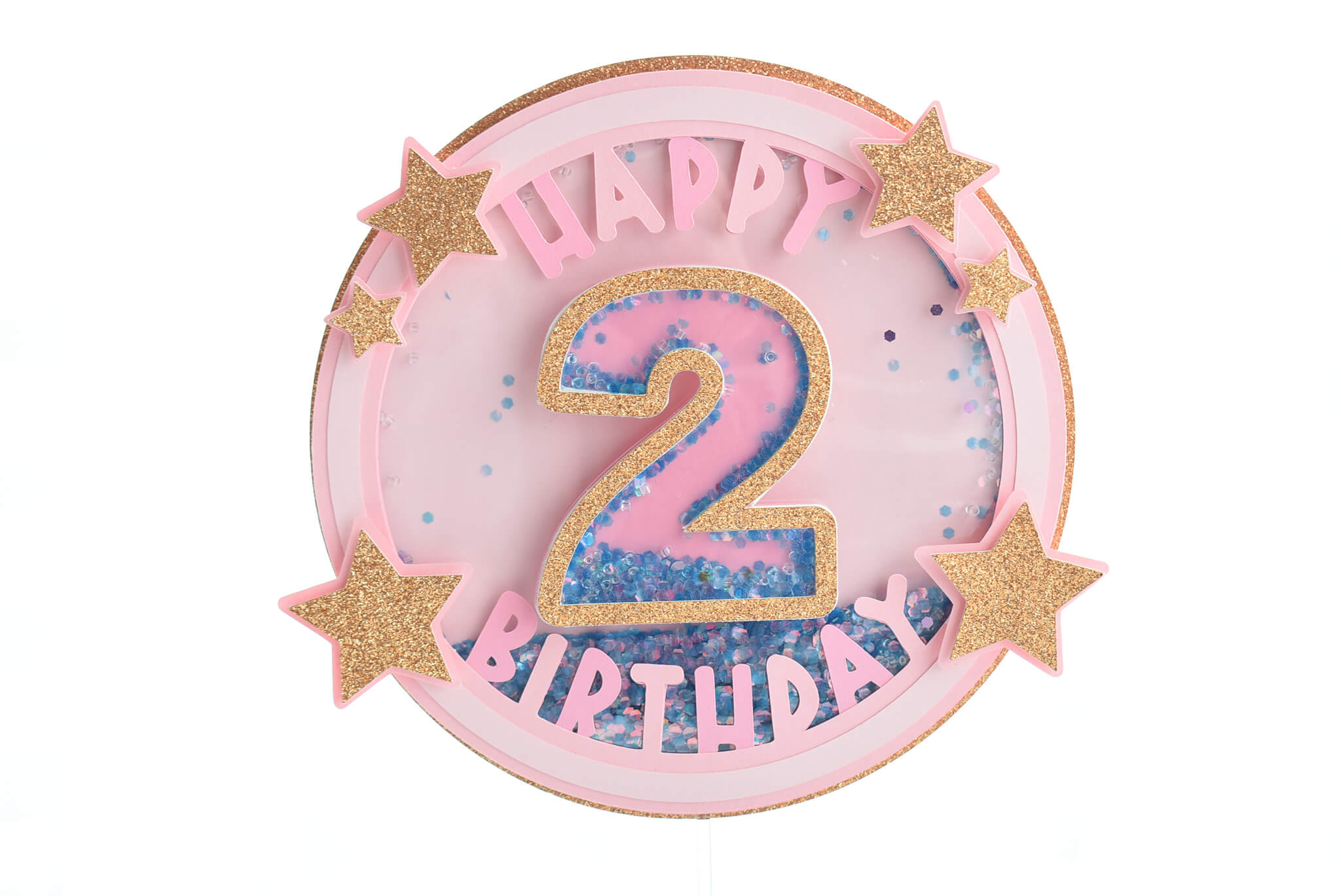 How To Make A Shaker Cake Topper With Cricut Craftara Creates